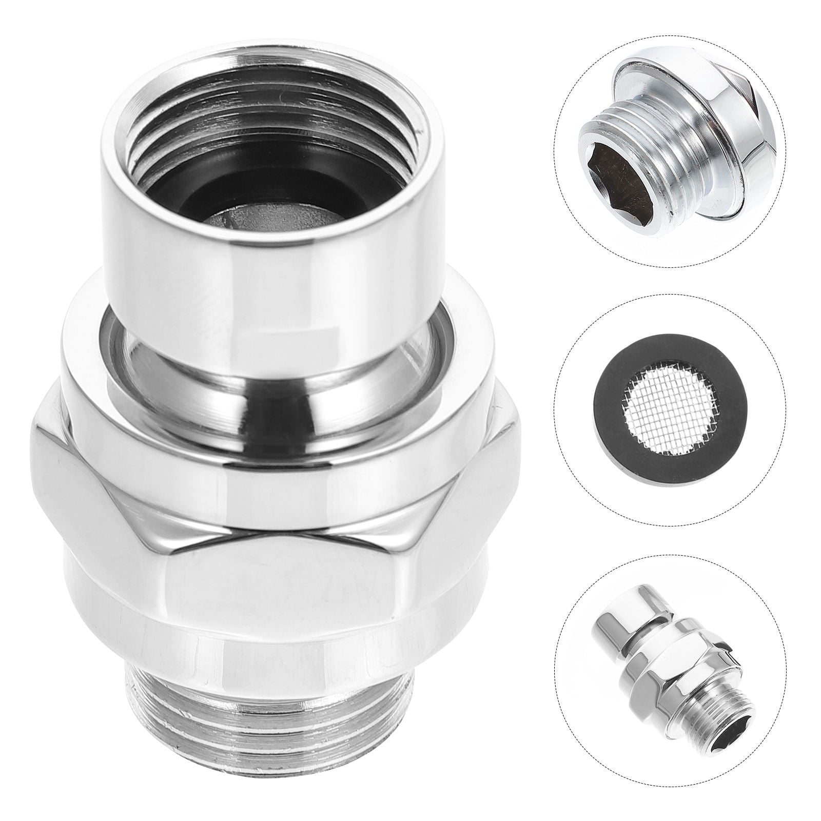 COOPHYA 1Set Shower Hose Connector Copper Material Reliable and Durable ...