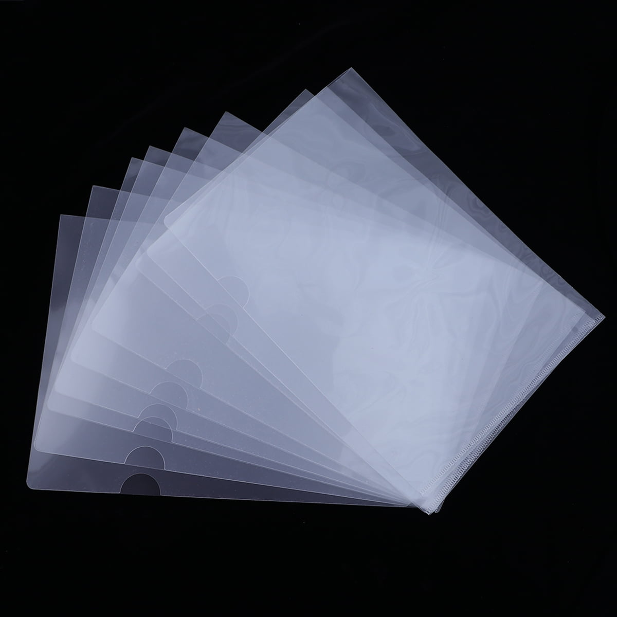 COOPHYA 20Pcs Clear Plastic File Folders Tear Resistant Rectangular ...