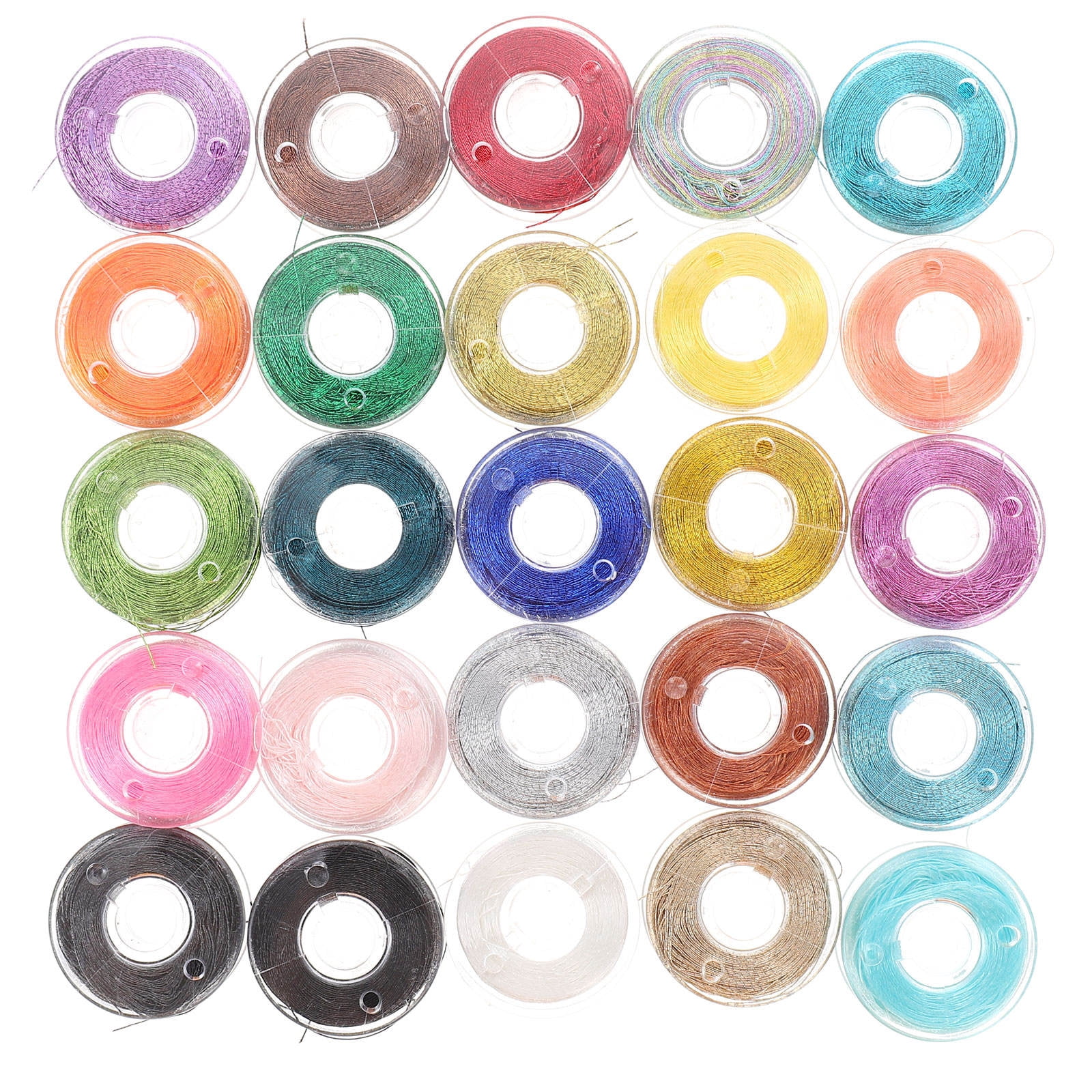 COOPHYA 25 Pcs Hand Embroidery Threads Assorted Color for Sewing ...