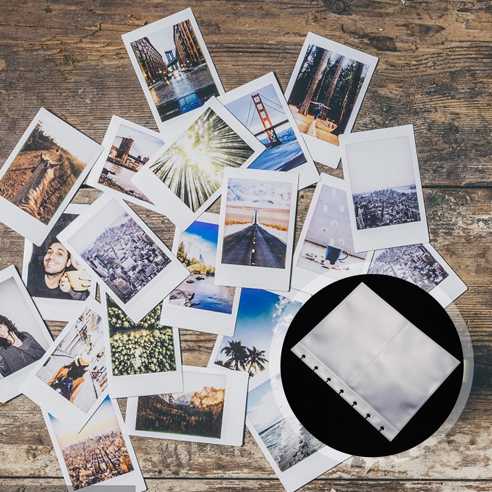 COOPHYA 25 Pcs Photo Sheet Protectors Clear Plastic Photo Sleeves for ...