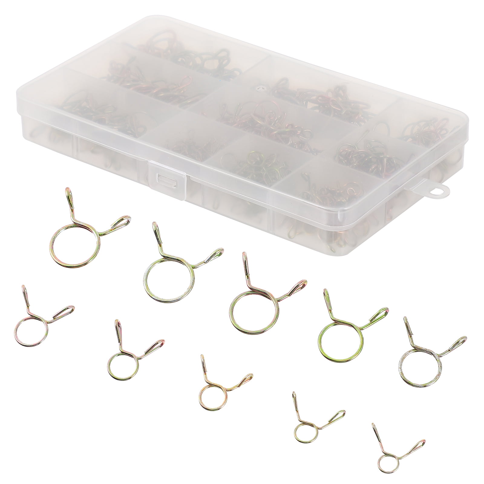 COOPHYA 250Pack Tube Spring Clips Assorted Color for Automotive Hoses ...