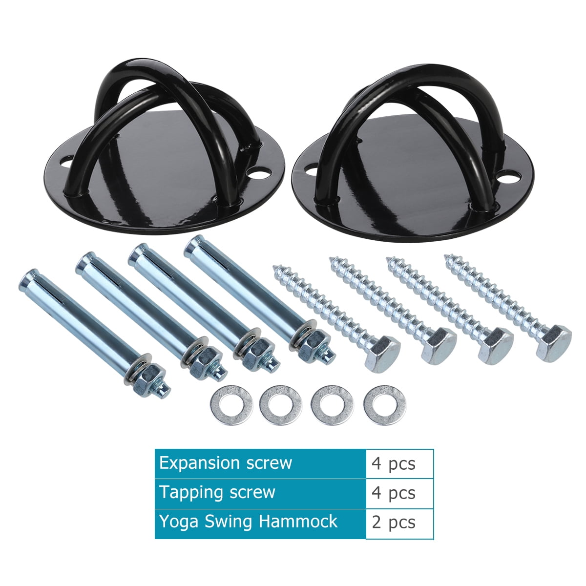 COOPHYA 2Pack Gym Brackets for Suspension Straps Trainer Home Gym ...