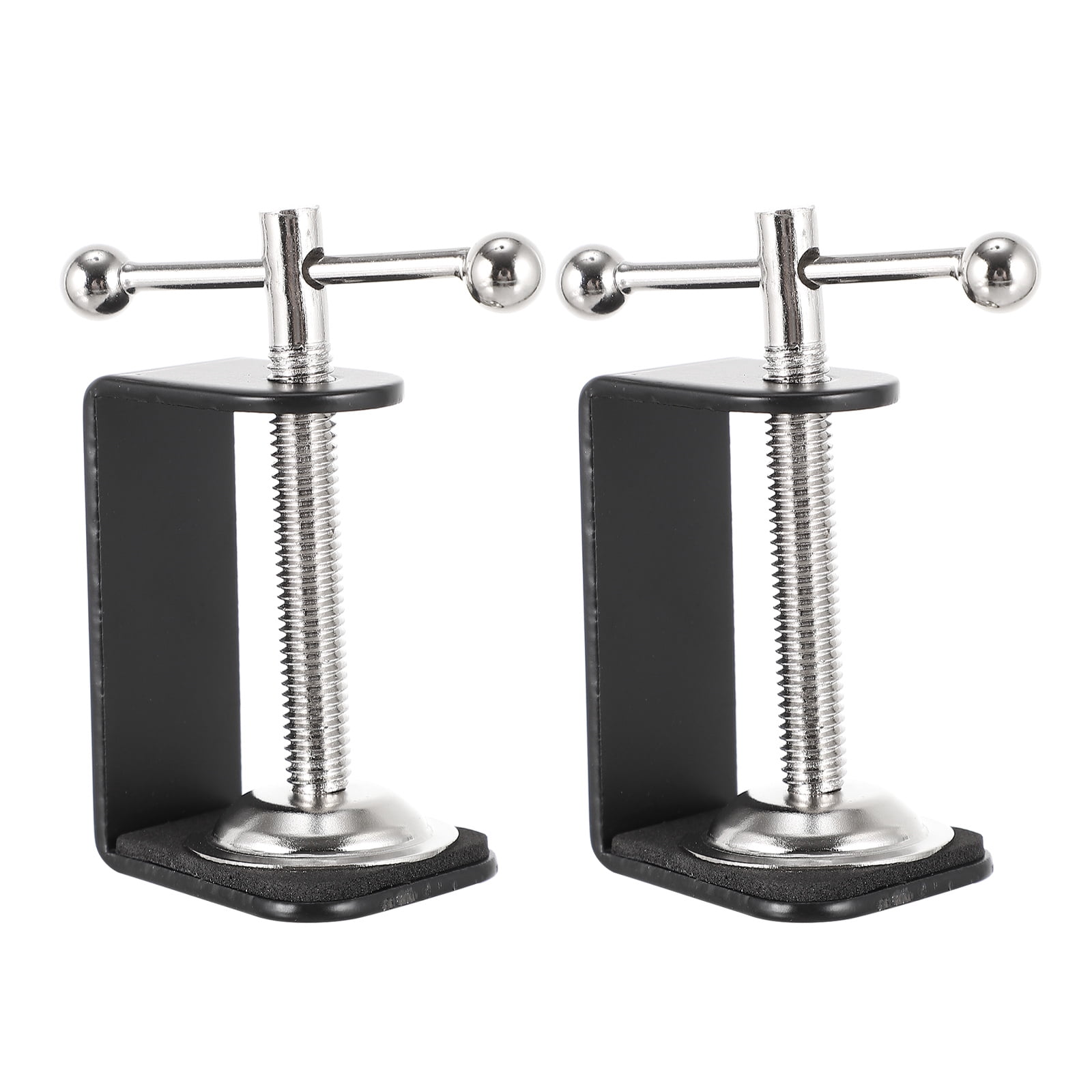 COOPHYA 2Pcs Black Plastic C-Shape Clamp for Table with 360 Degree ...