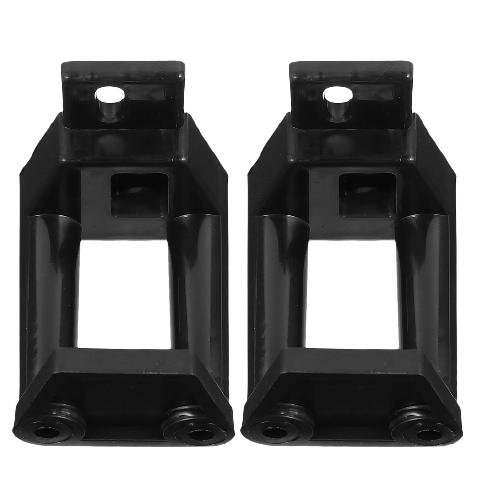 COOPHYA 2Pcs Black Plastic Sliding Closet Door Guides for 1.57 x 1.57 x ...