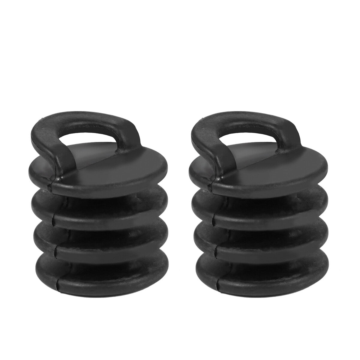 COOPHYA 2Pcs Black Rubber Kayak Scupper Hole Plugs for Boat Equipment ...