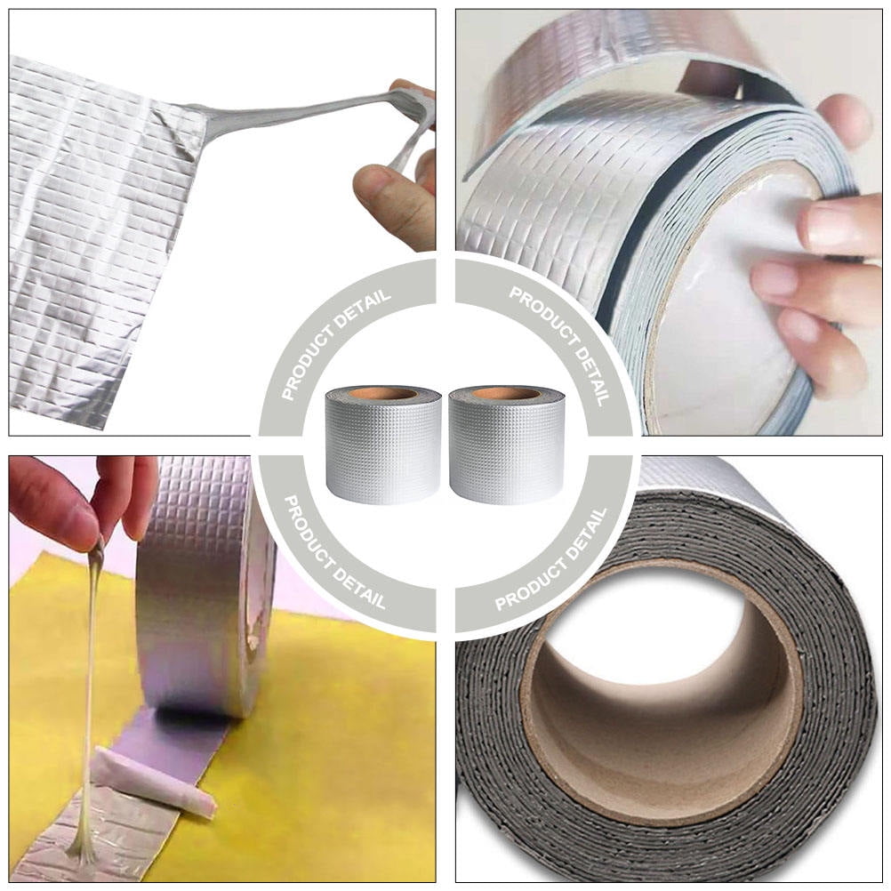 COOPHYA 2Pcs Butyl Rubber Leakage Repair Tape for Carport and Pipe ...