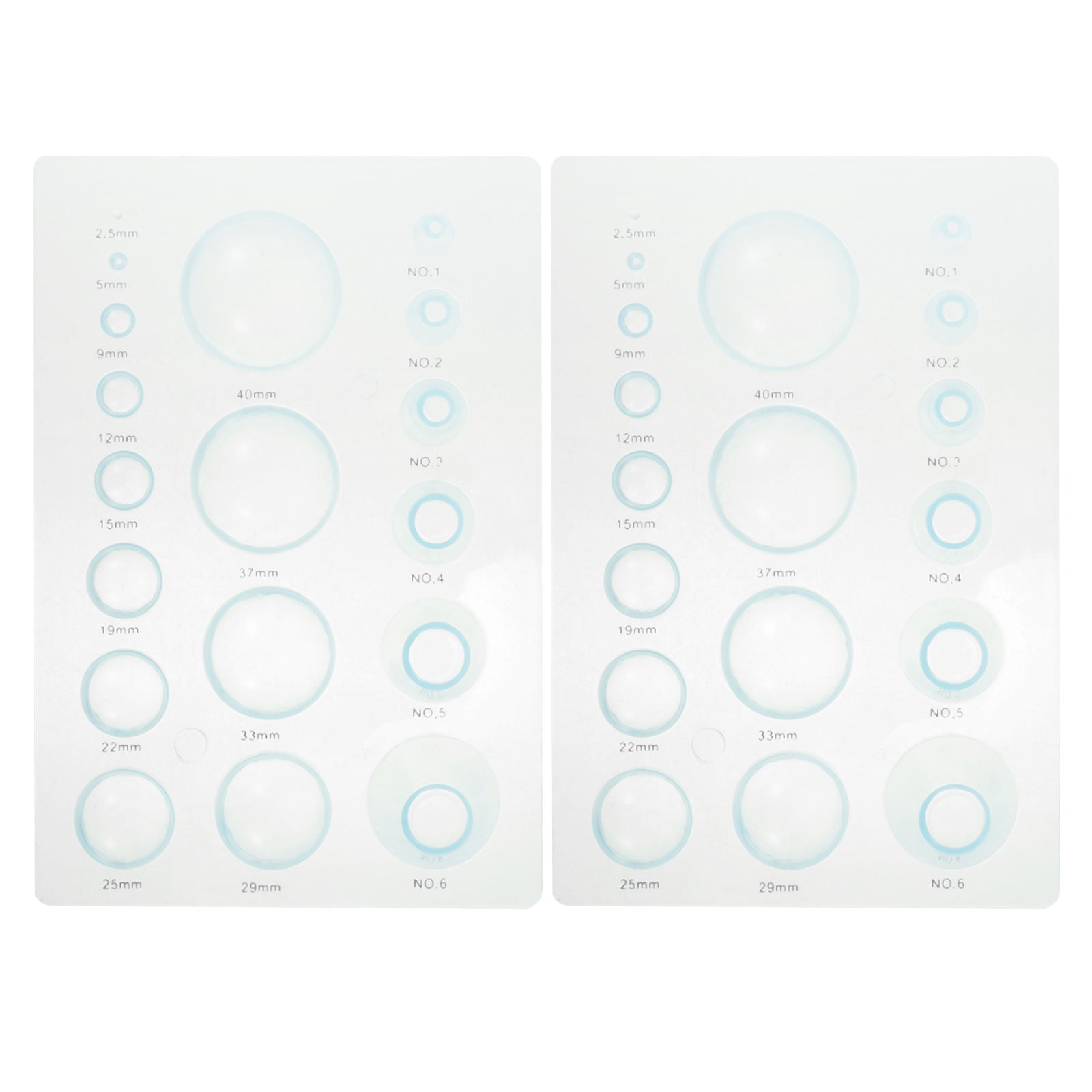 COOPHYA 2Pcs Diy Paper Tool Set Plastic Paper Quilling Plates for ...