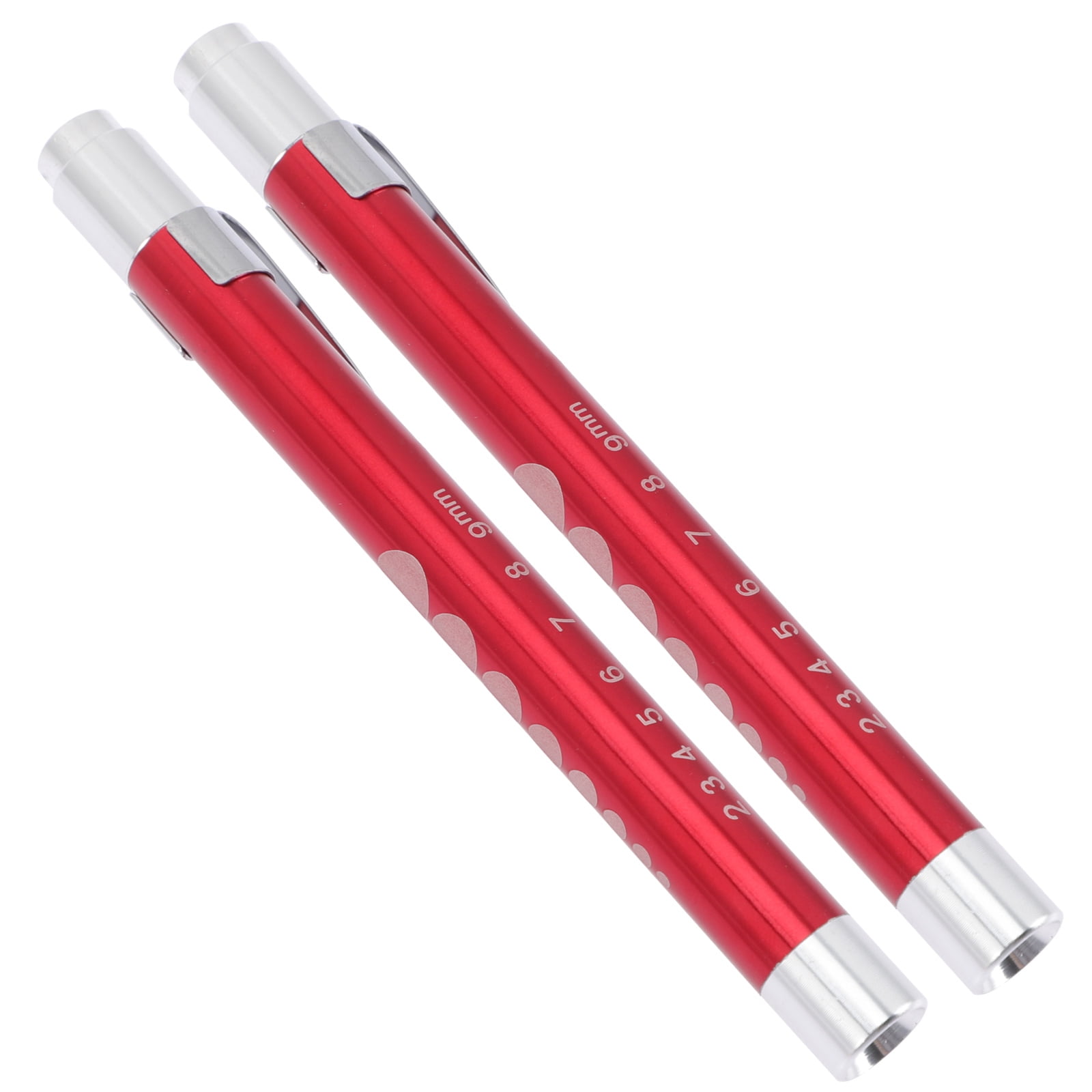 COOPHYA 2Pcs Rechargeable Pen Light for Medical Examination Red ...