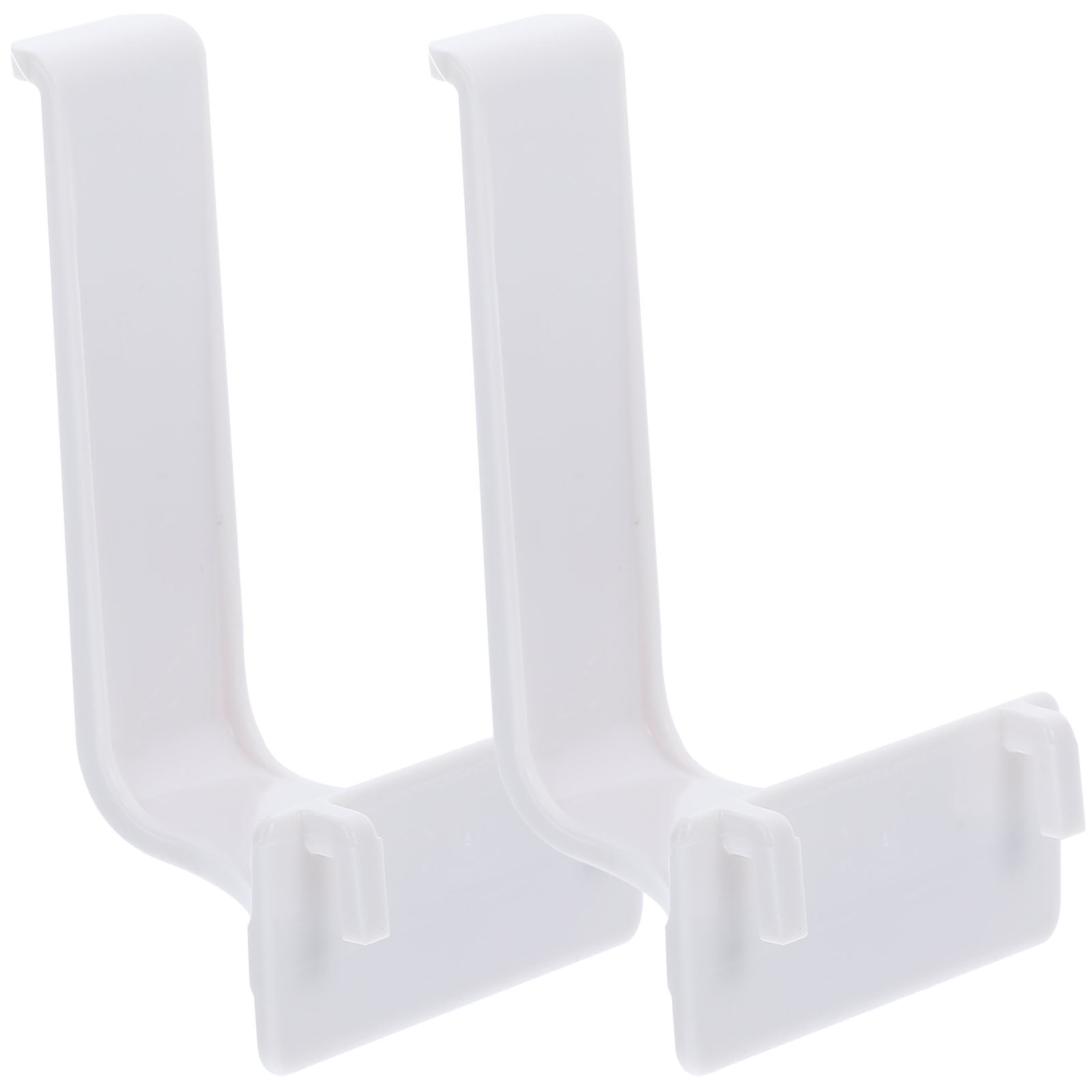 COOPHYA 2Pcs White Abs Cup Racks Rectangular For Kitchen Use Pegboard ...