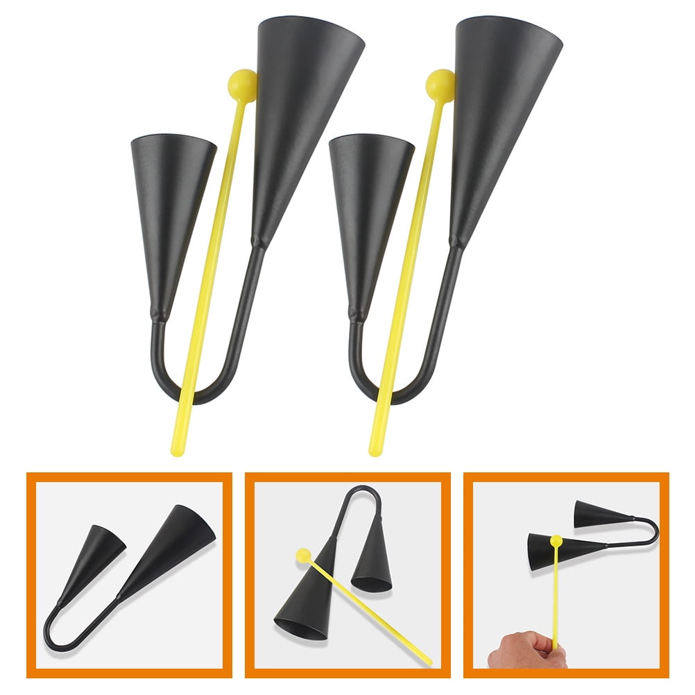 COOPHYA 2Sets Metal Cowbell With Double Ear Design For Children ...