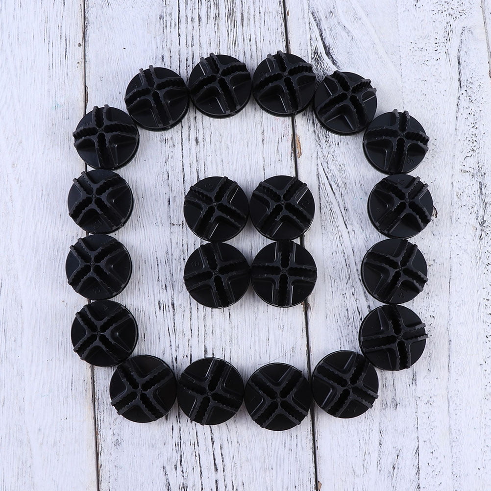 COOPHYA 30Pcs Plastic Cube Connectors Black Abs for Joining Panels and ...