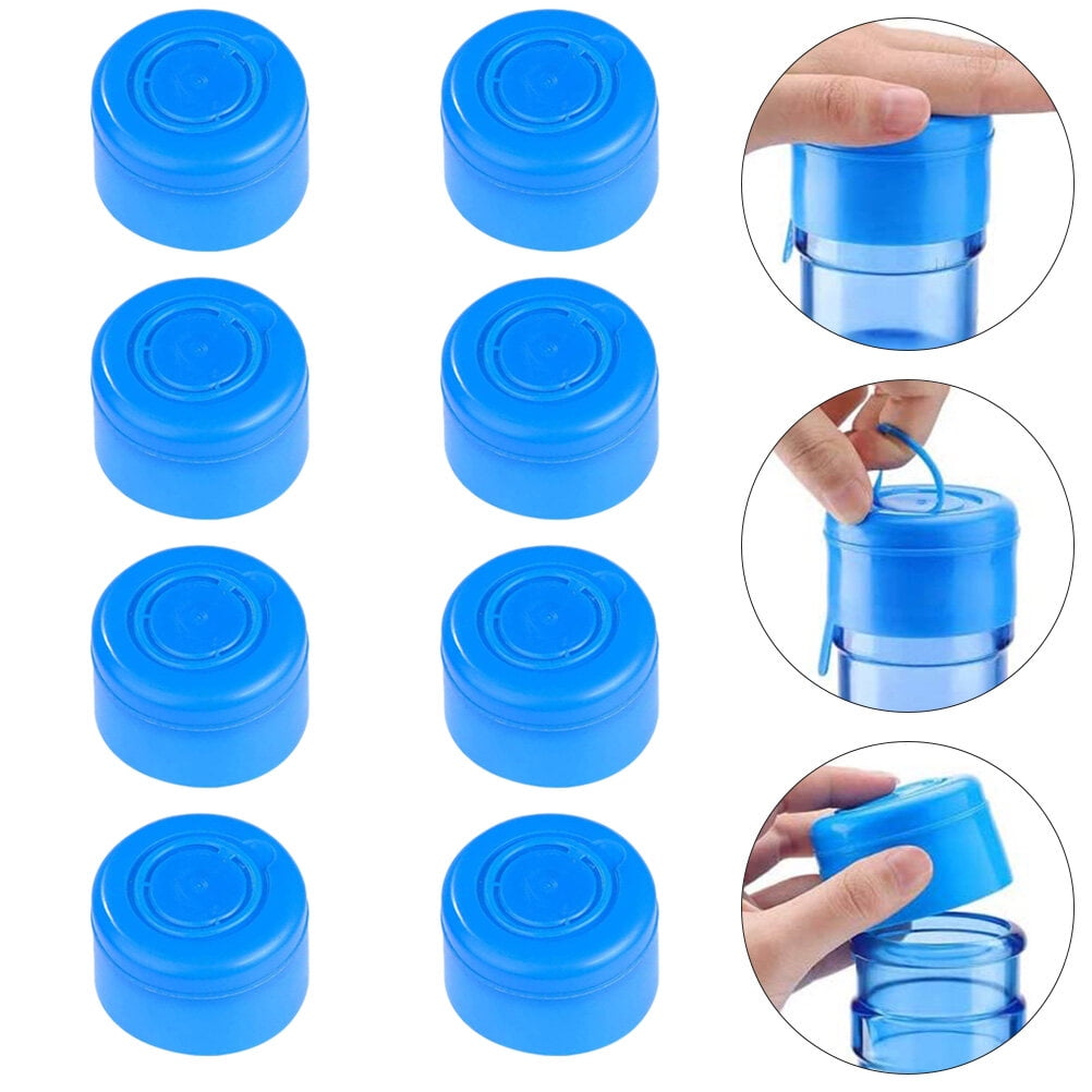 COOPHYA 35Pack Water Container Cover Blue Plastic Non Spill for Water ...