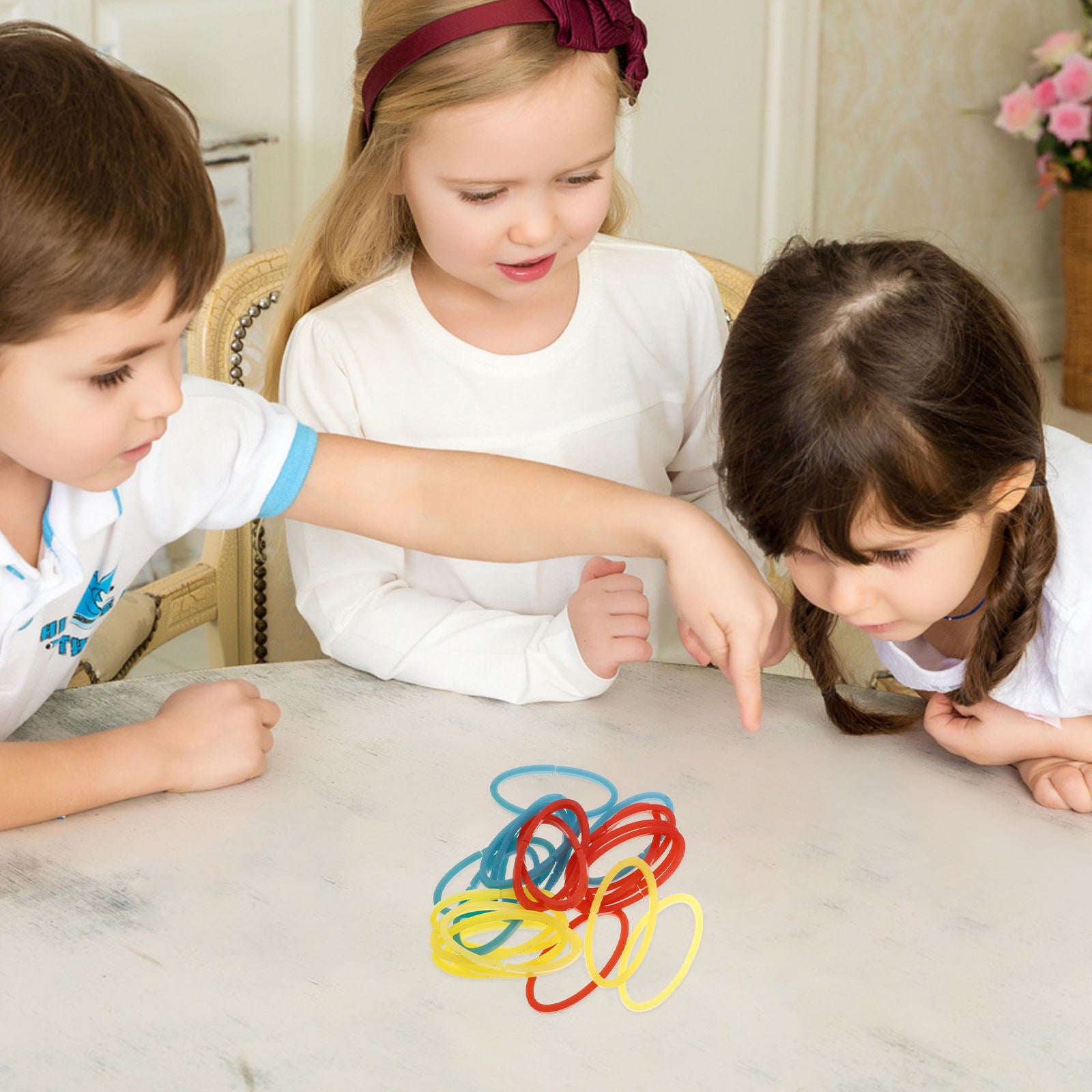 COOPHYA 42Set Connection Chain Assorted Color Plastic Math Teaching ...