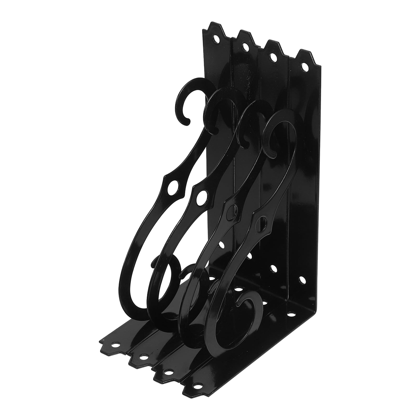 COOPHYA 4Pcs Iron Triangle Support Frame Shelf Brackets Black 7.9X5 ...