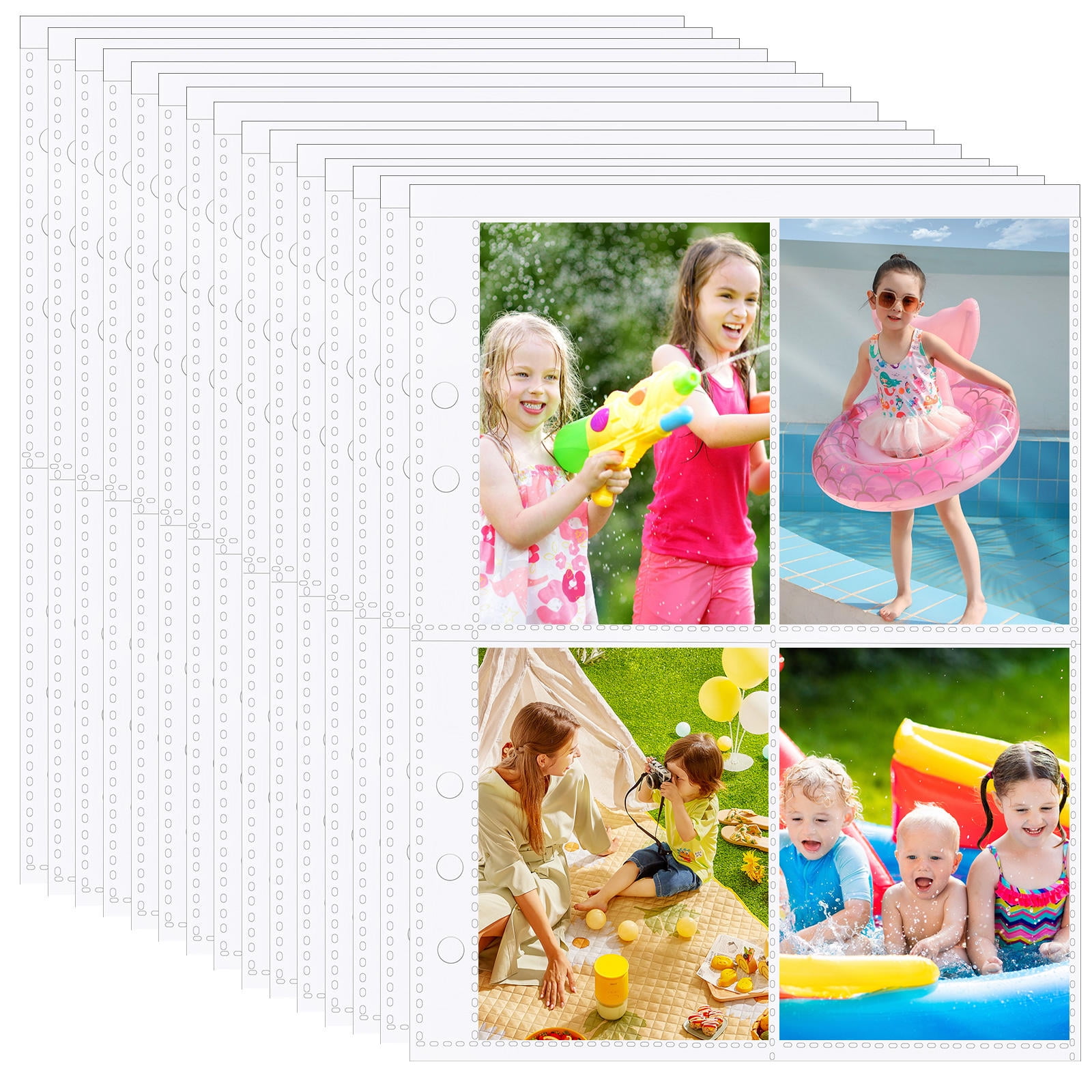 COOPHYA 50Pcs Photo Card Sleeves For Organizing And Displaying Game ...