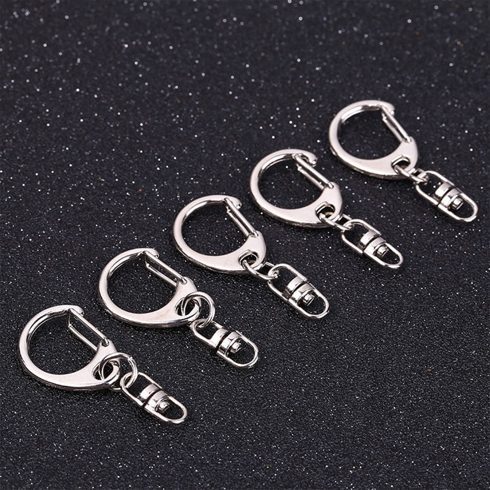 COOPHYA 50Set Small Key Chain with C-Shape Design for Bag Accessories ...
