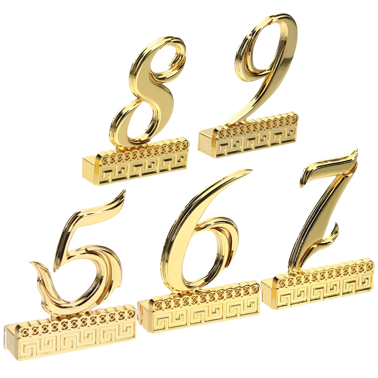 COOPHYA 5Pcs Refined Mailbox Numbers for Wooden Laminate with Durable ...
