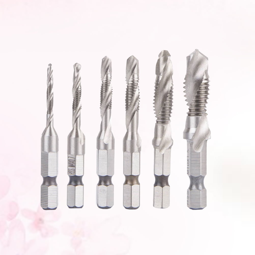 COOPHYA 6Pack Composite Tap for Metalworking Professionals Tap Drill ...