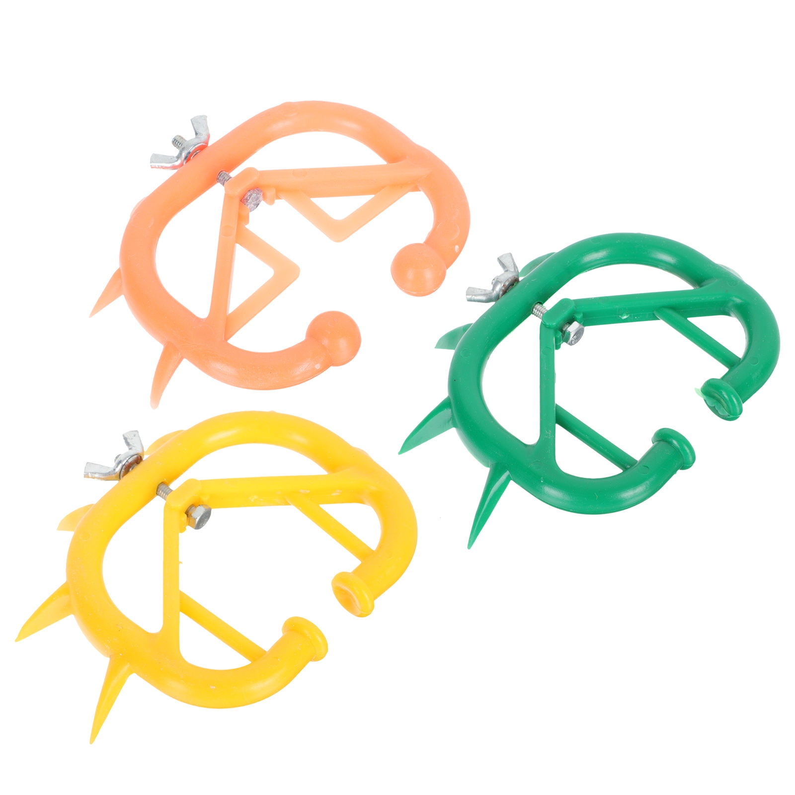 COOPHYA 6Pcs Cattle Cow Weaning Tool Yellow Calf Weaner Nose Rings ...