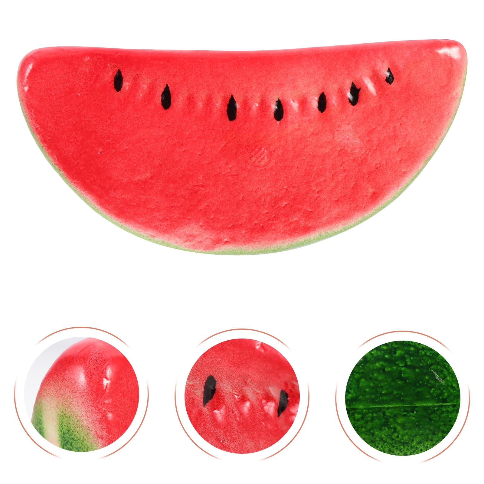 COOPHYA 6Pcs Fake Fruit Model Foam Fake Watermelon Slice for General ...
