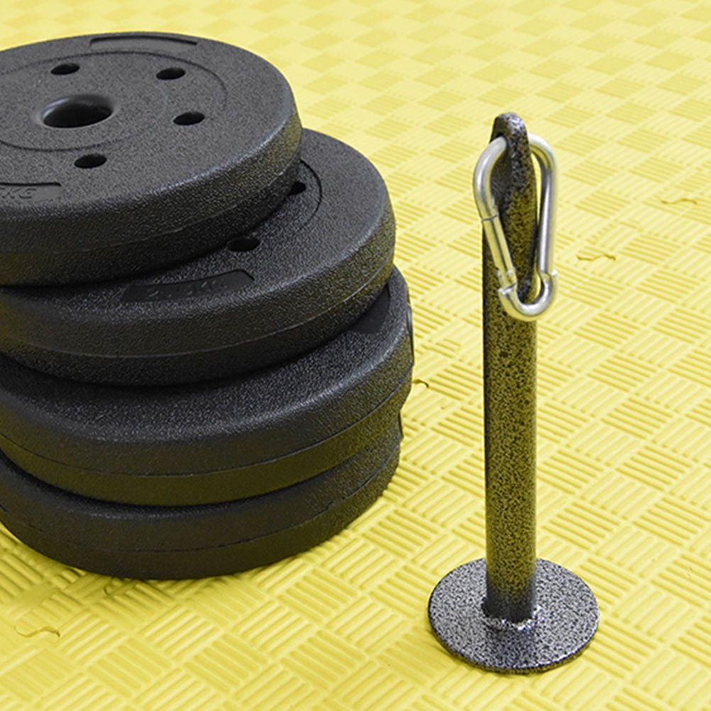 COOPHYA Barbell Holder 1Pack Dumbbell Bracket Steel Grey 9X2.8In For ...