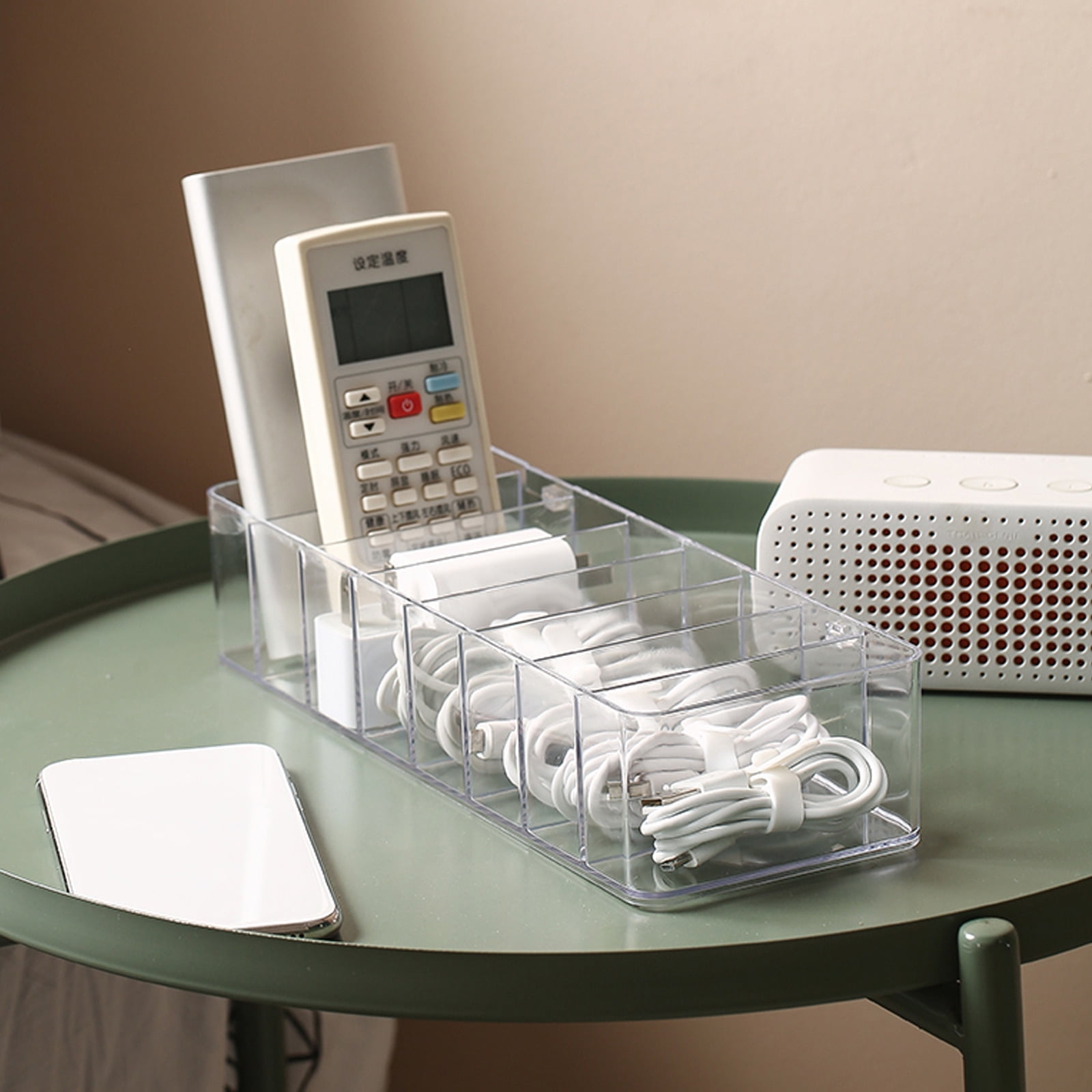 COOPHYA Cable Organizer Box 1Set Rectangular Transparent Style For ...