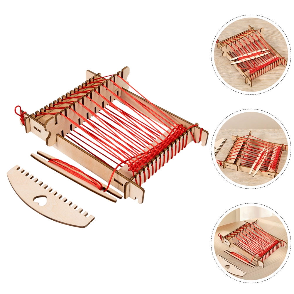 COOPHYA Childrens Plaything Loom Toy 1 Set Diy Weaving Simple Design ...