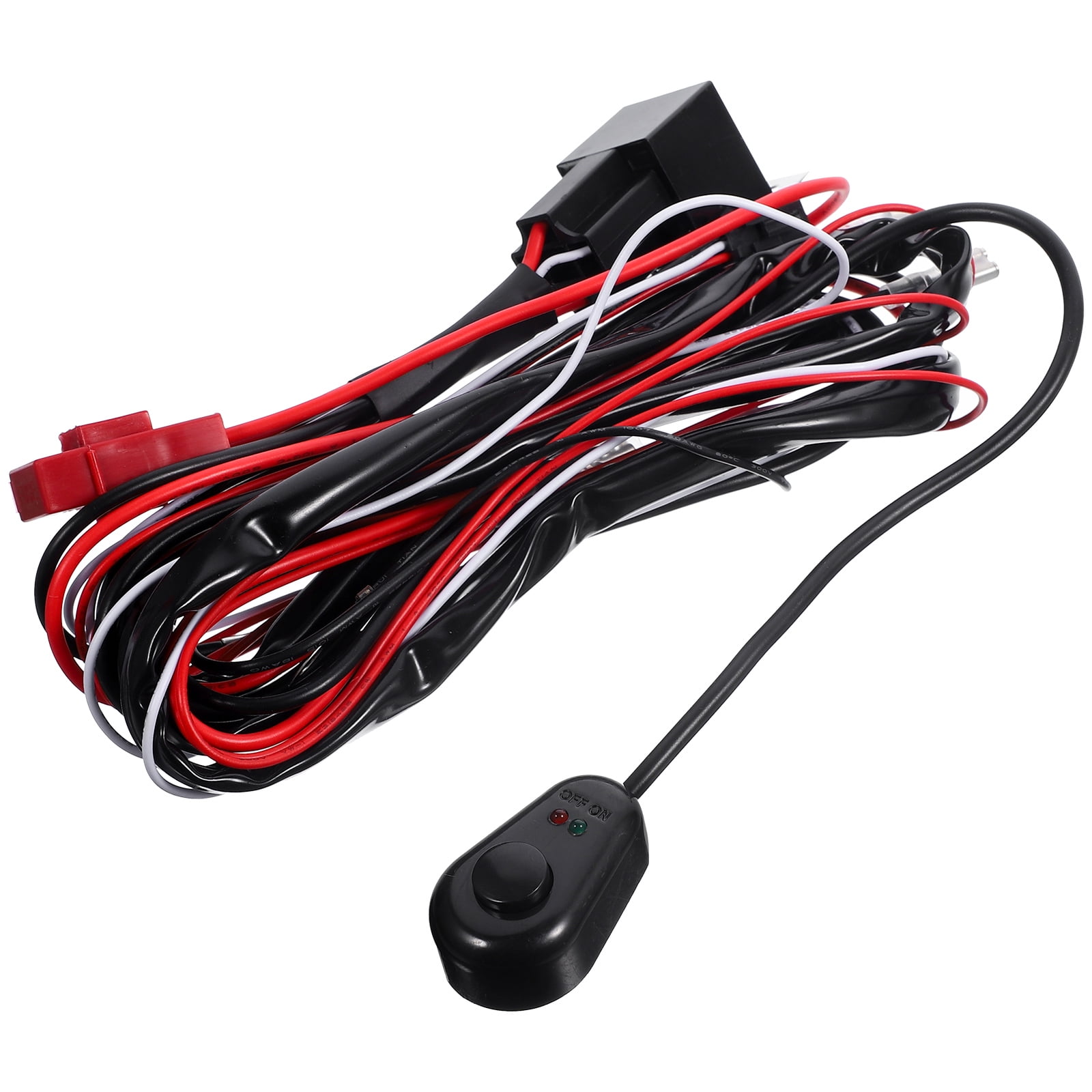 COOPHYA Copper Wire Harness for LED Light Bar with Relay Fuse Multi ...
