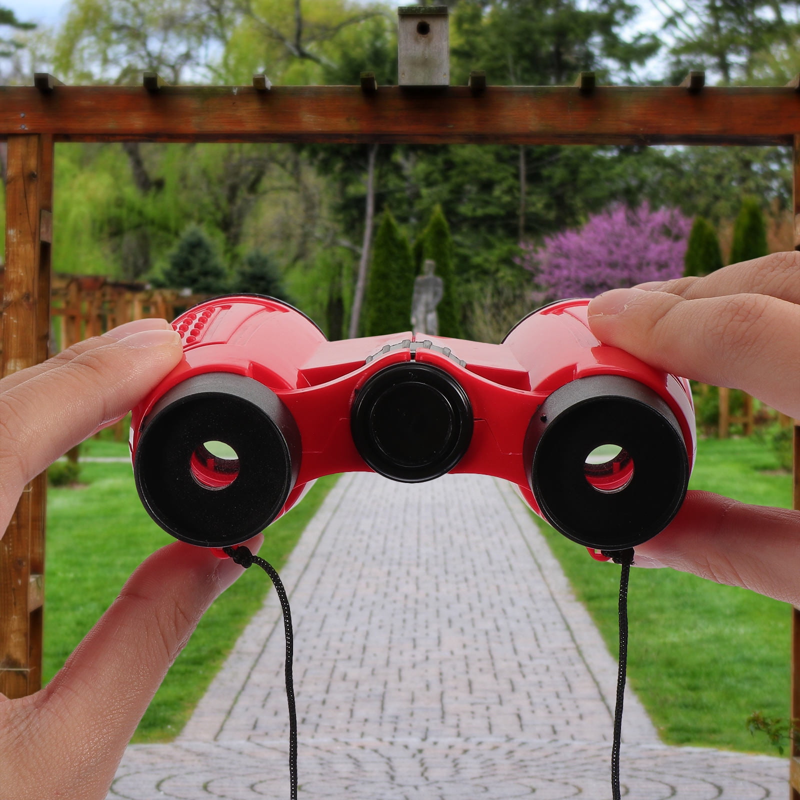 COOPHYA DIY Childrens Toys 1 Pc Red Plastic Telescope For Kids DIY ...