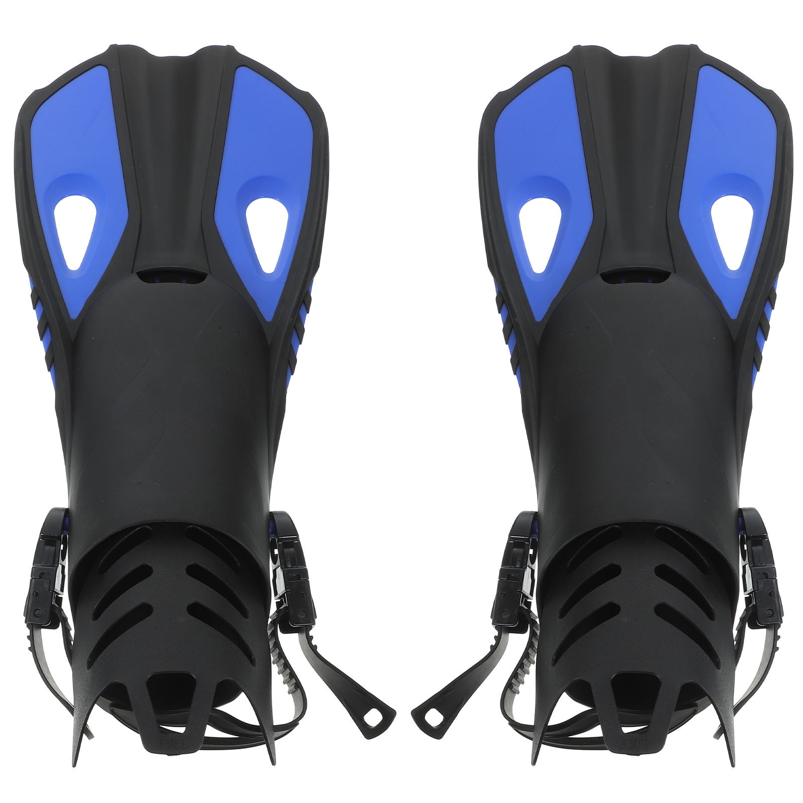 COOPHYA Flippers for Swimming Adult Diving Flippers in Blue 1 Pair 16 ...