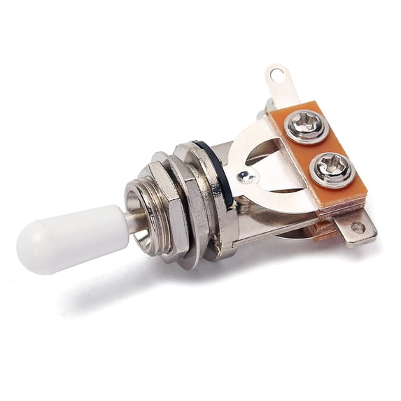 COOPHYA Guitar Pickup Selector Switch 2Pcs White Metal Toggle for ...