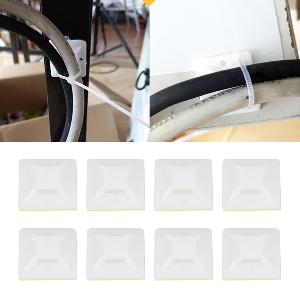 COOPHYA Home Office Wire Holders for Cables 1000Pack Zip Tie Mounts ...