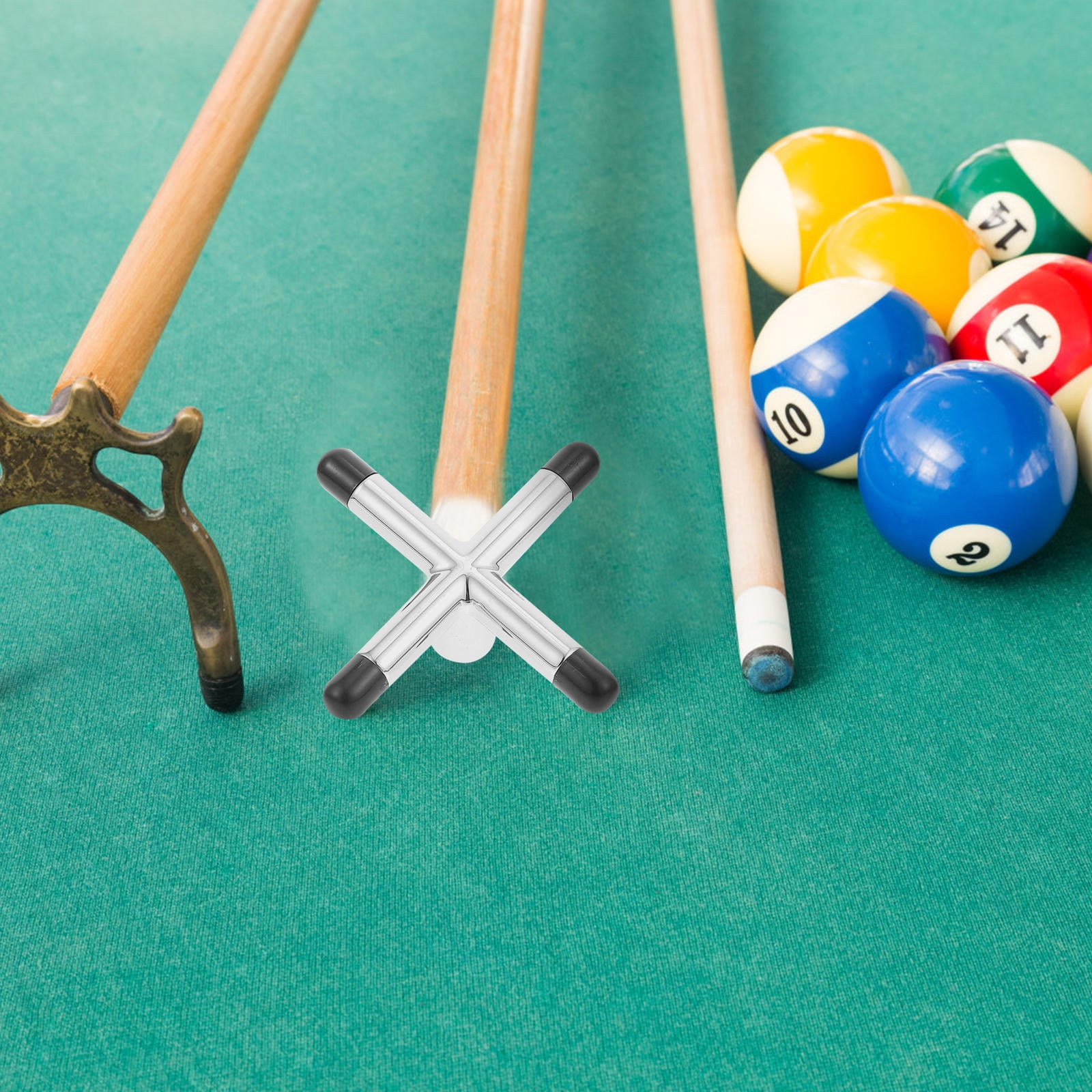 COOPHYA Metal Pool Rest for Table 1Pcs in 8.3X8.3X3CM Size for Precise ...