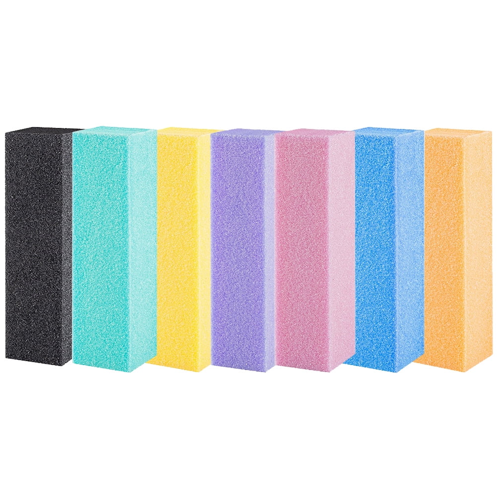 COOPHYA Nail Buffing Block 7Pcs Assorted Color Rectangular Block for ...