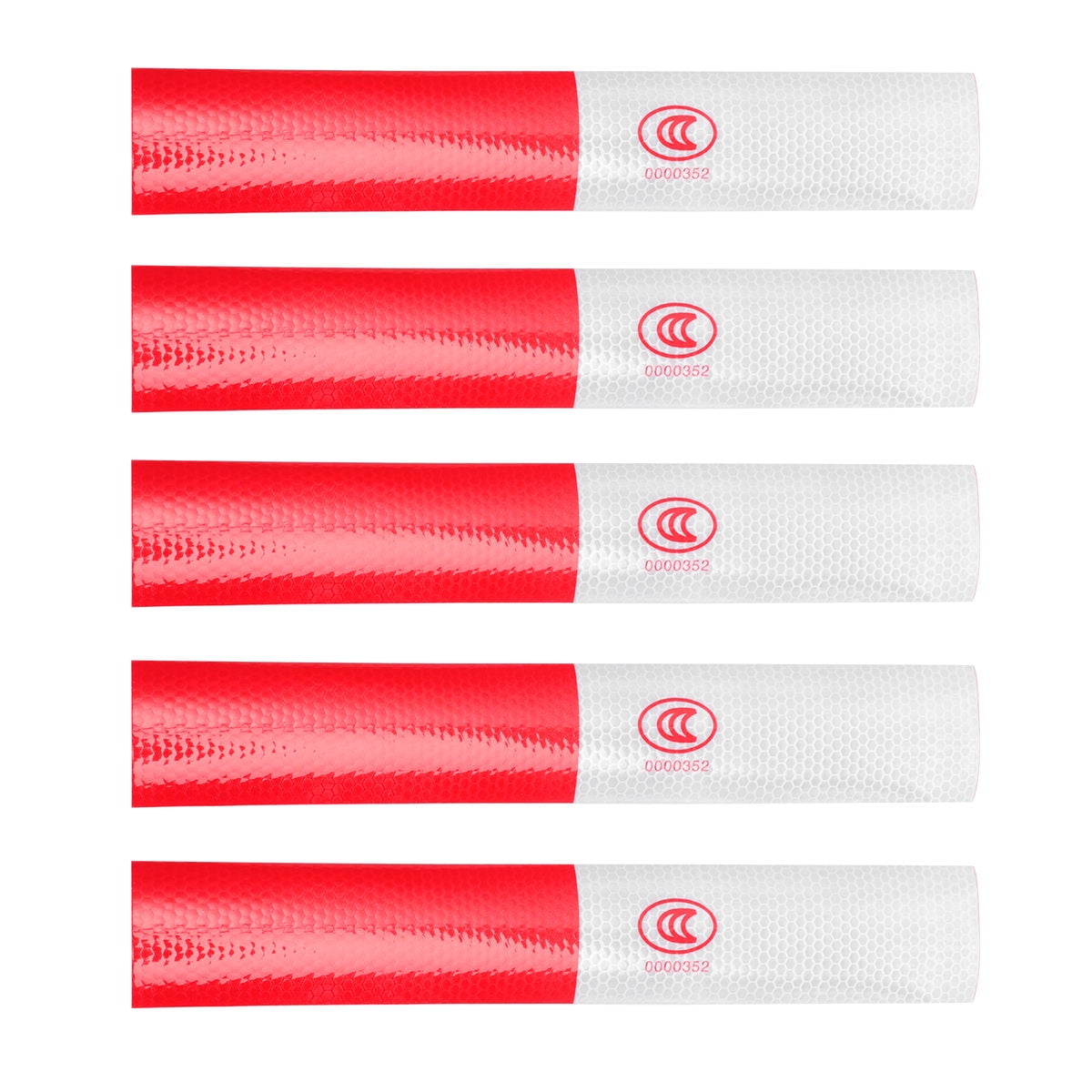 COOPHYA Reflective Stickers for Car 10Set Red White PVC for Fleet Owners - Walmart.com