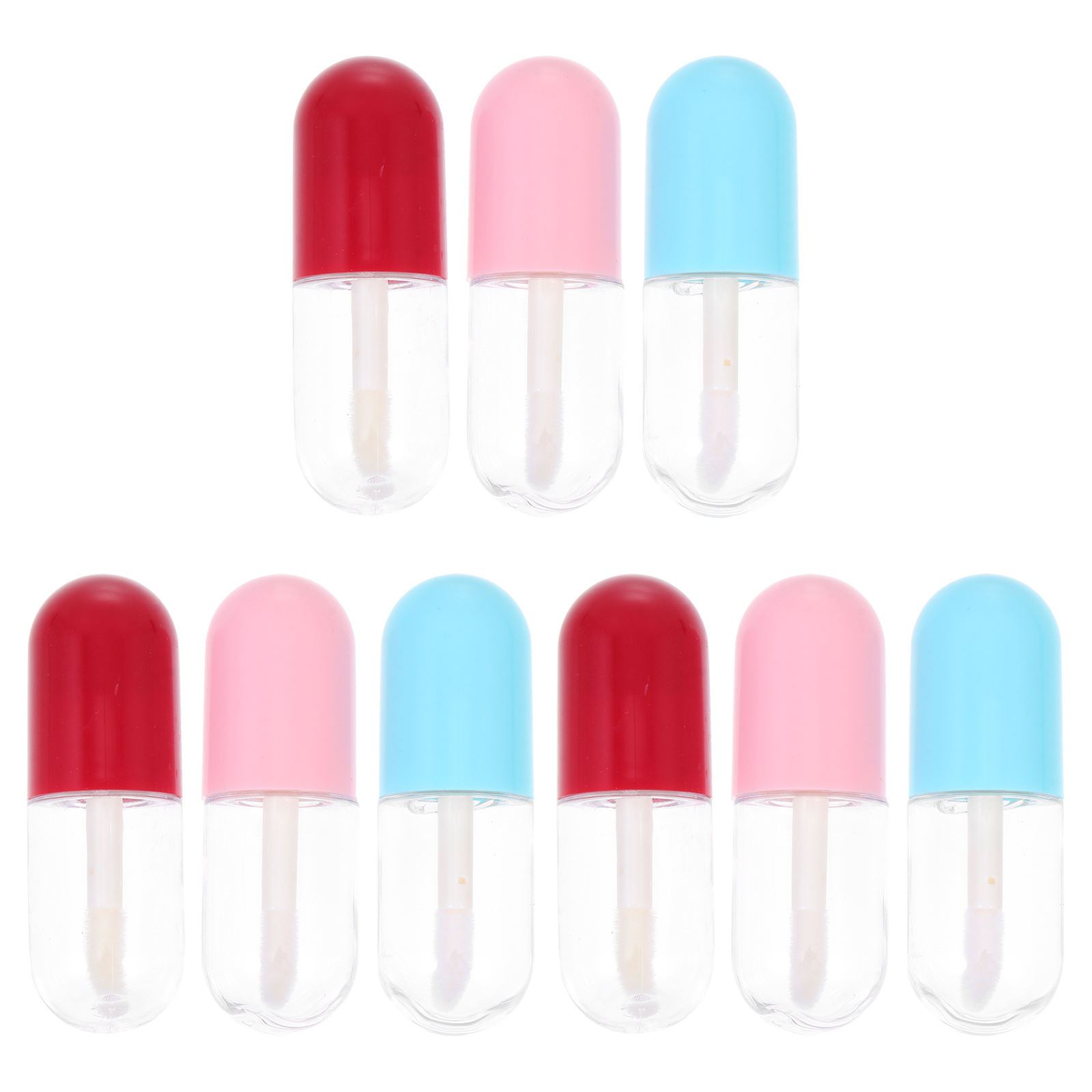 COOPHYA Round Tube Lip Gloss Containers Empty Vials For Travel Business ...