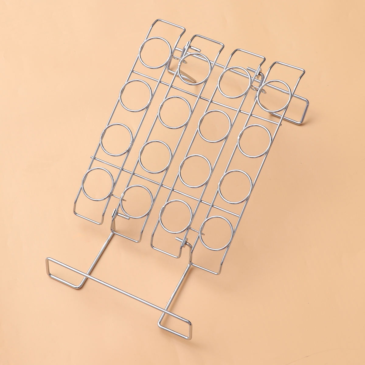 COOPHYA Silver Rectangular Ice Cream Cone Holder 1Pack Stainless Steel ...