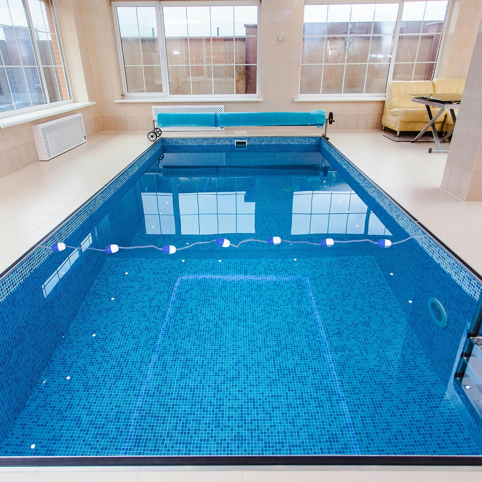 COOPHYA Swimming Pool Safety Divider Rope and Float Line 1Pack 600CM ...