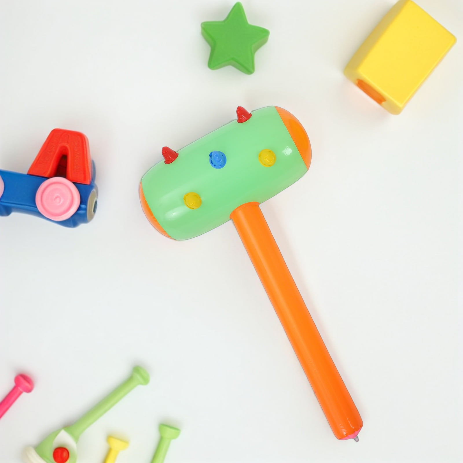 COOPHYA Toy Hammers for Kids Inflatable PVC Material Party Favors 2Pcs ...