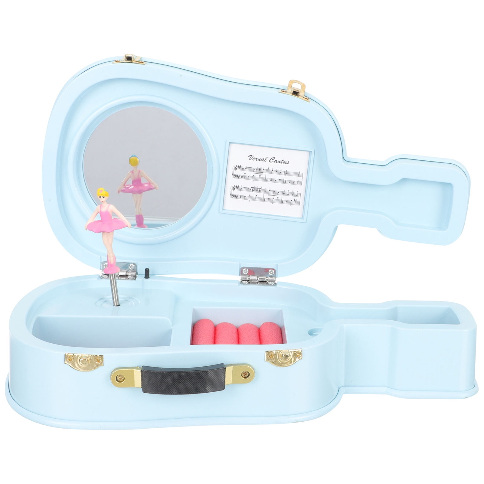 COOPHYA Violin Shaped Music Box Desktop Decoration Melodious Sounds ...