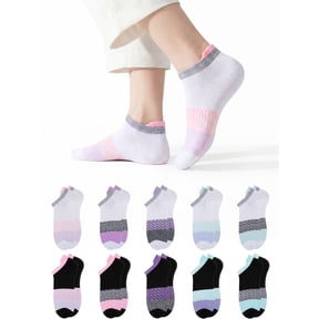 COOPLUS 30 Pairs Ankle Socks Bulk for Women Low Cut Breathable ...