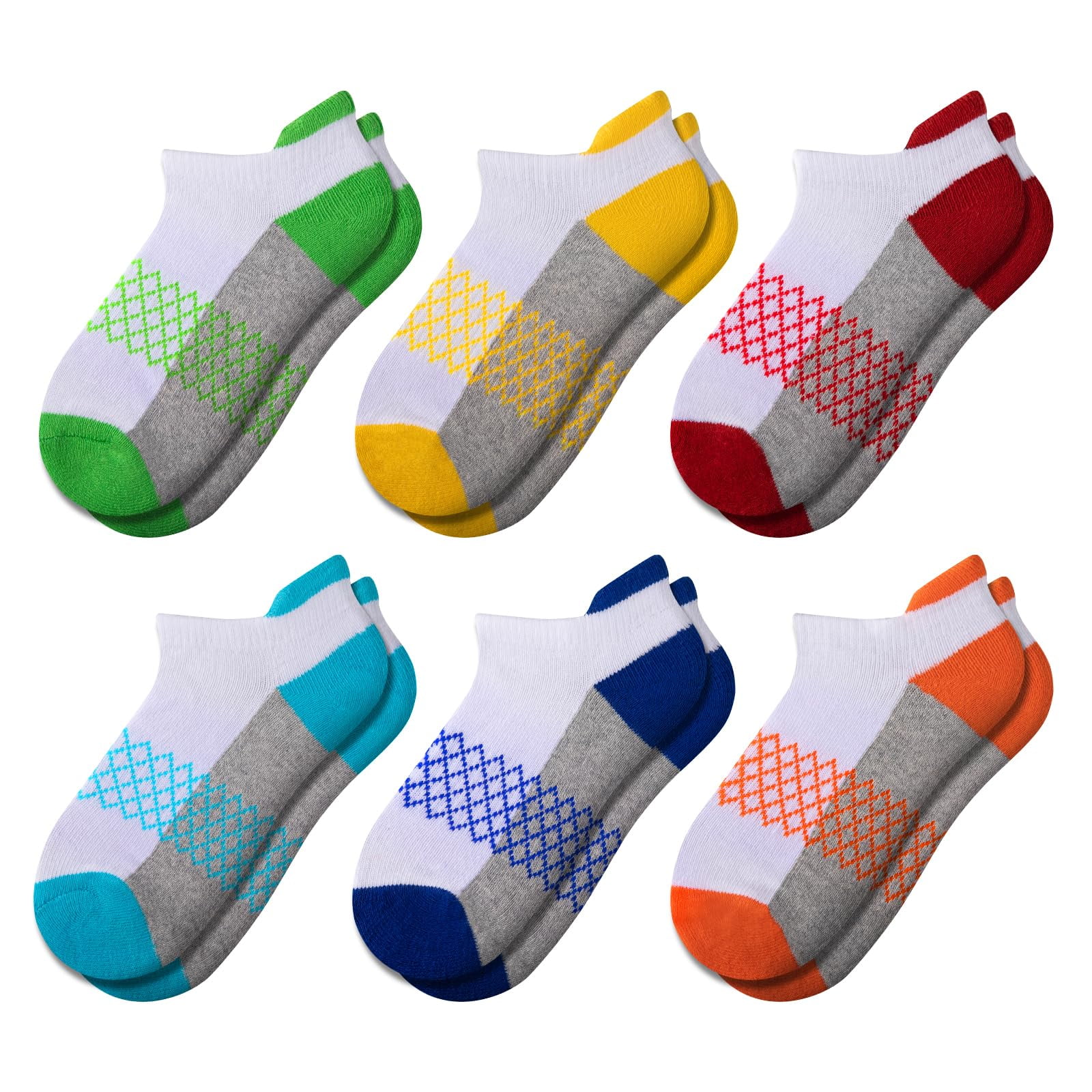 COOPLUS Boys & Girls Socks Ankle Cotton Sock Soft Low Cut Socks For ...