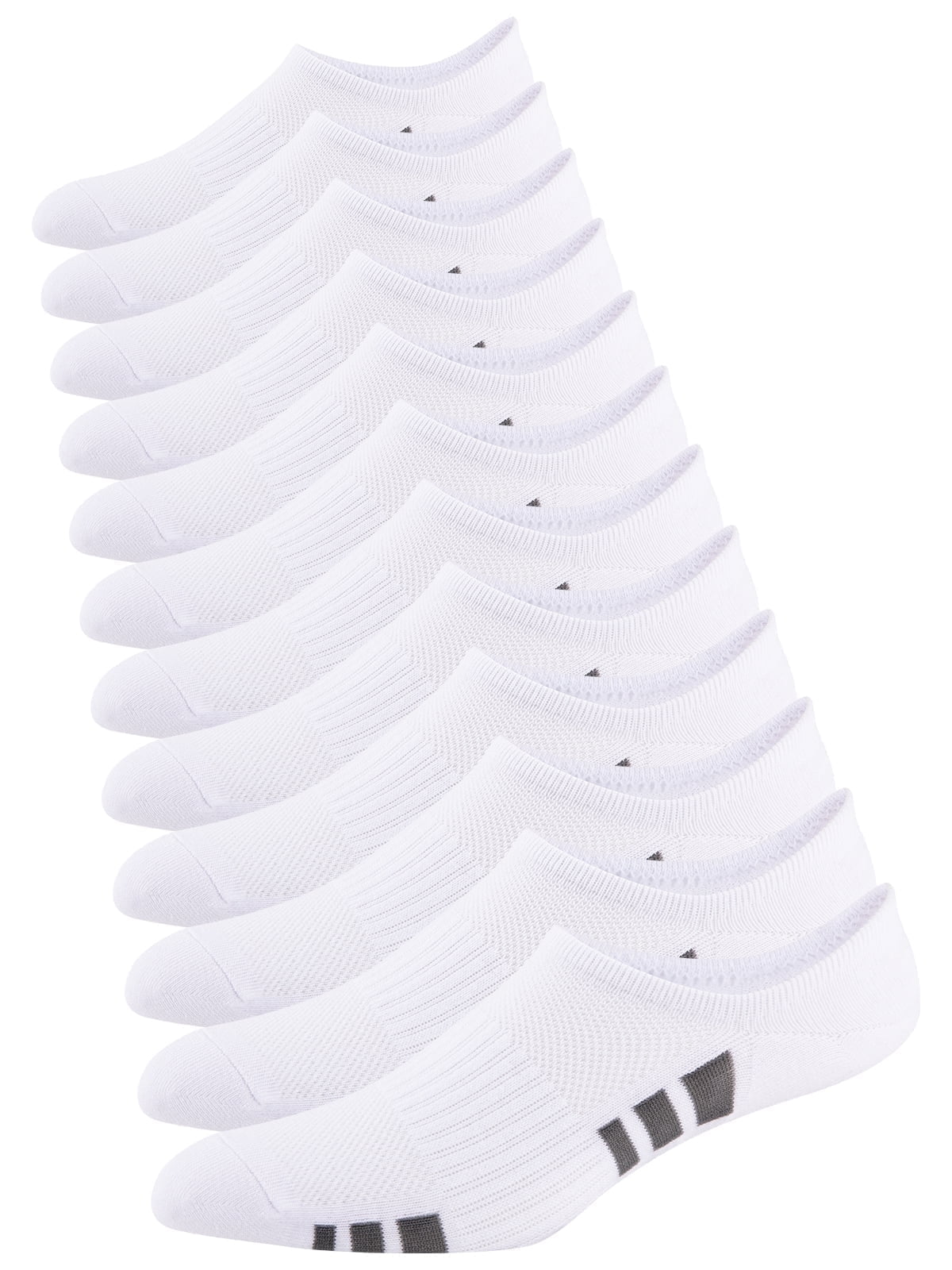 Cooplus 12 Pairs Mens Cotton No Show Socks Mens Lightweight Short Non ...