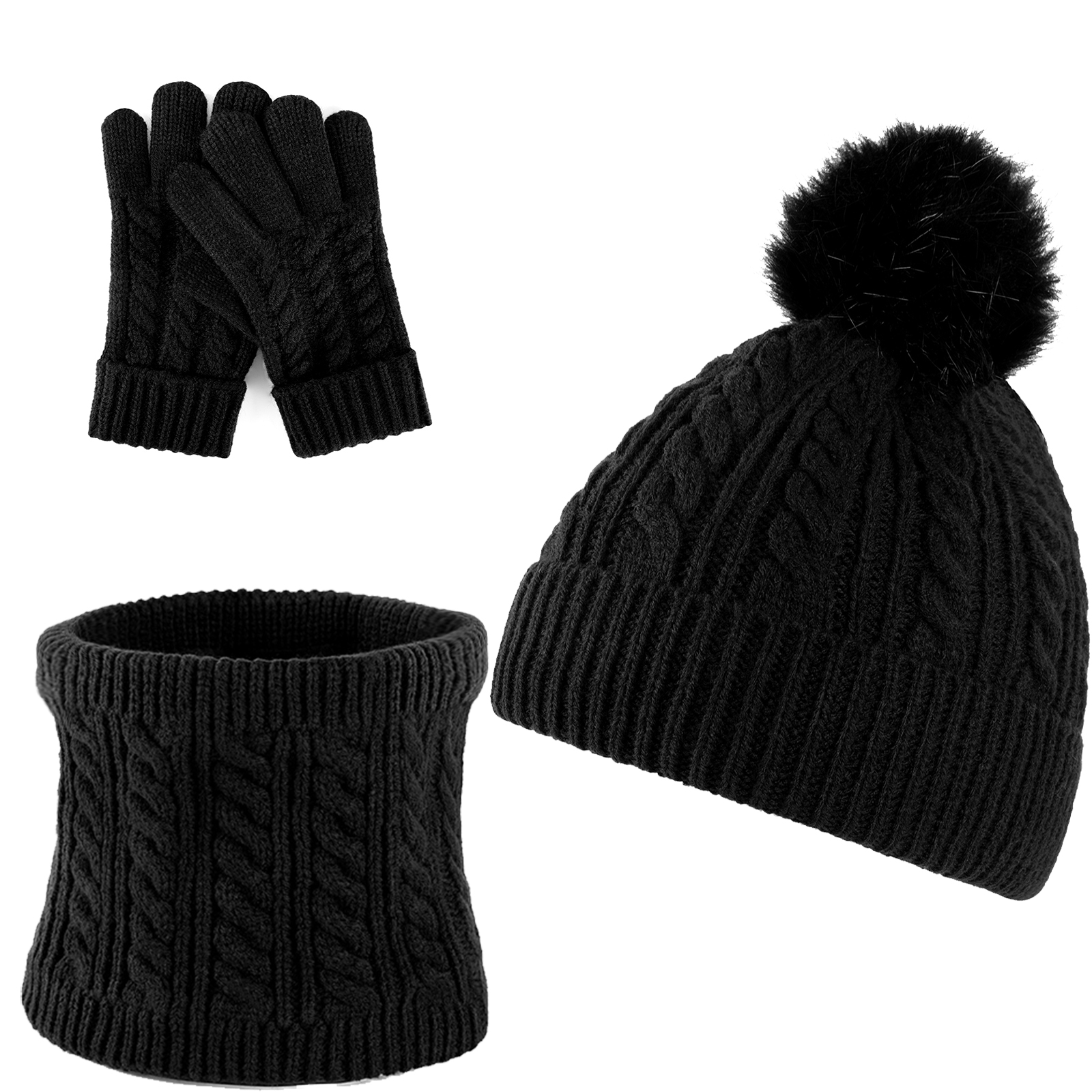 Ludlz Baby Beanie Hat for Winter with Earfalp Cute Kids Toddler Girls Boys Warm Knit Cap 1 ...