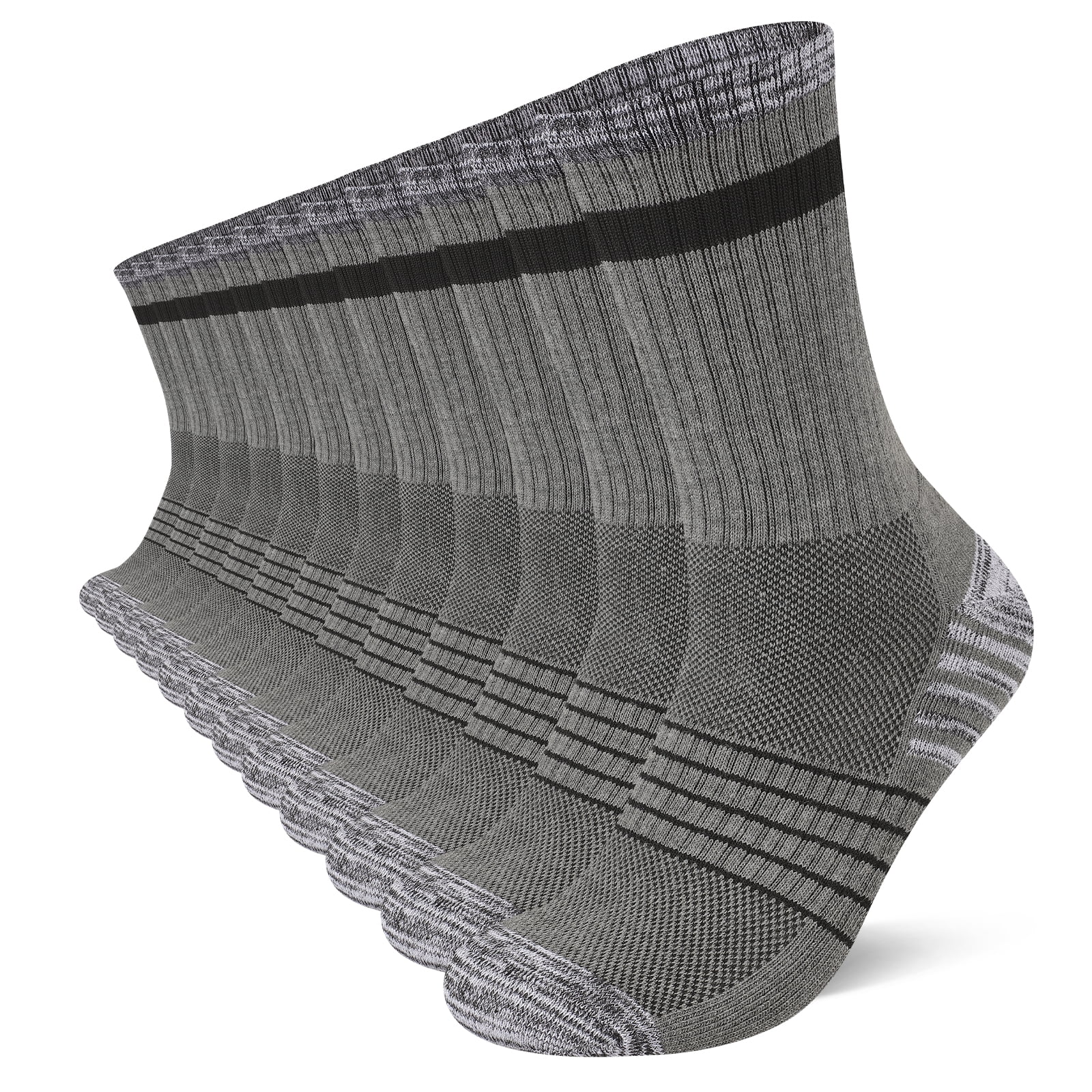COOPLUS 12Pairs Mens Long Socks Lightweight Crew Hiking Socks - Walmart.com