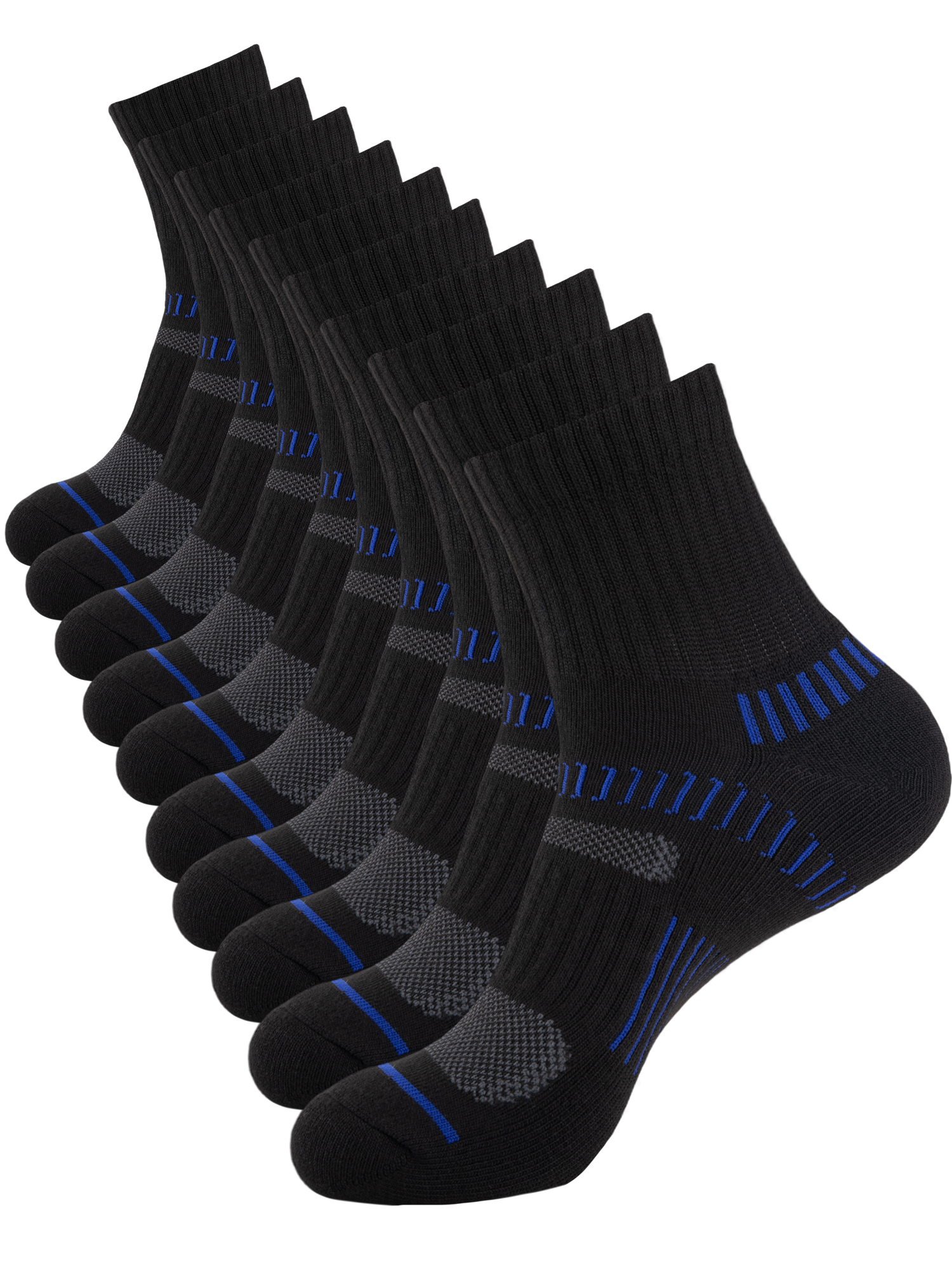 Men's Breathable Ankle Socks 8 Pair - Walmart.com