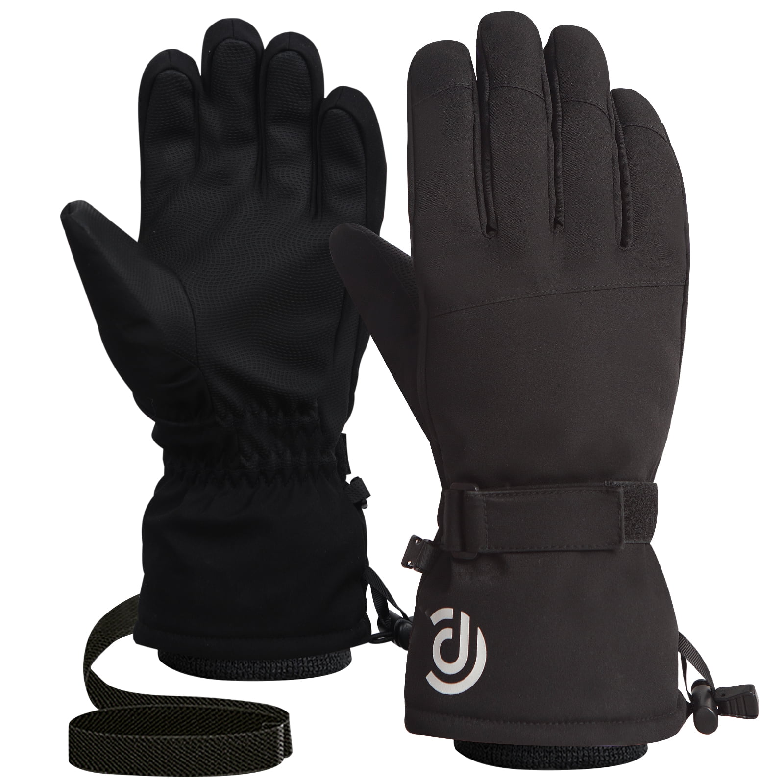 COOPLUS Unisex Winter Ski Gloves, Waterproof, Warm, Breathable, Touch ...