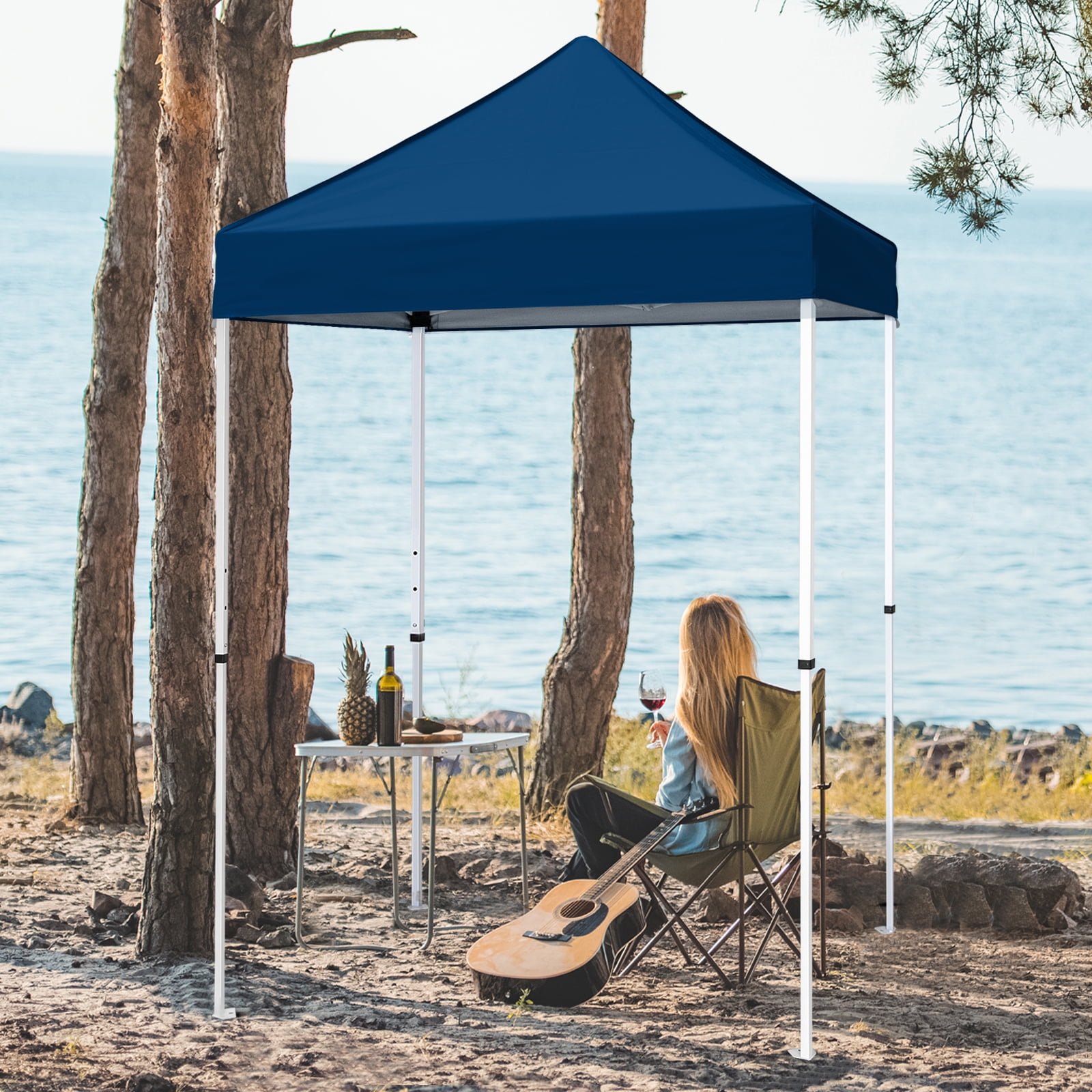 COOS BAY 5x5 Portable Instant Canopy Tent, Pop Up Outdoor Canopy for ...