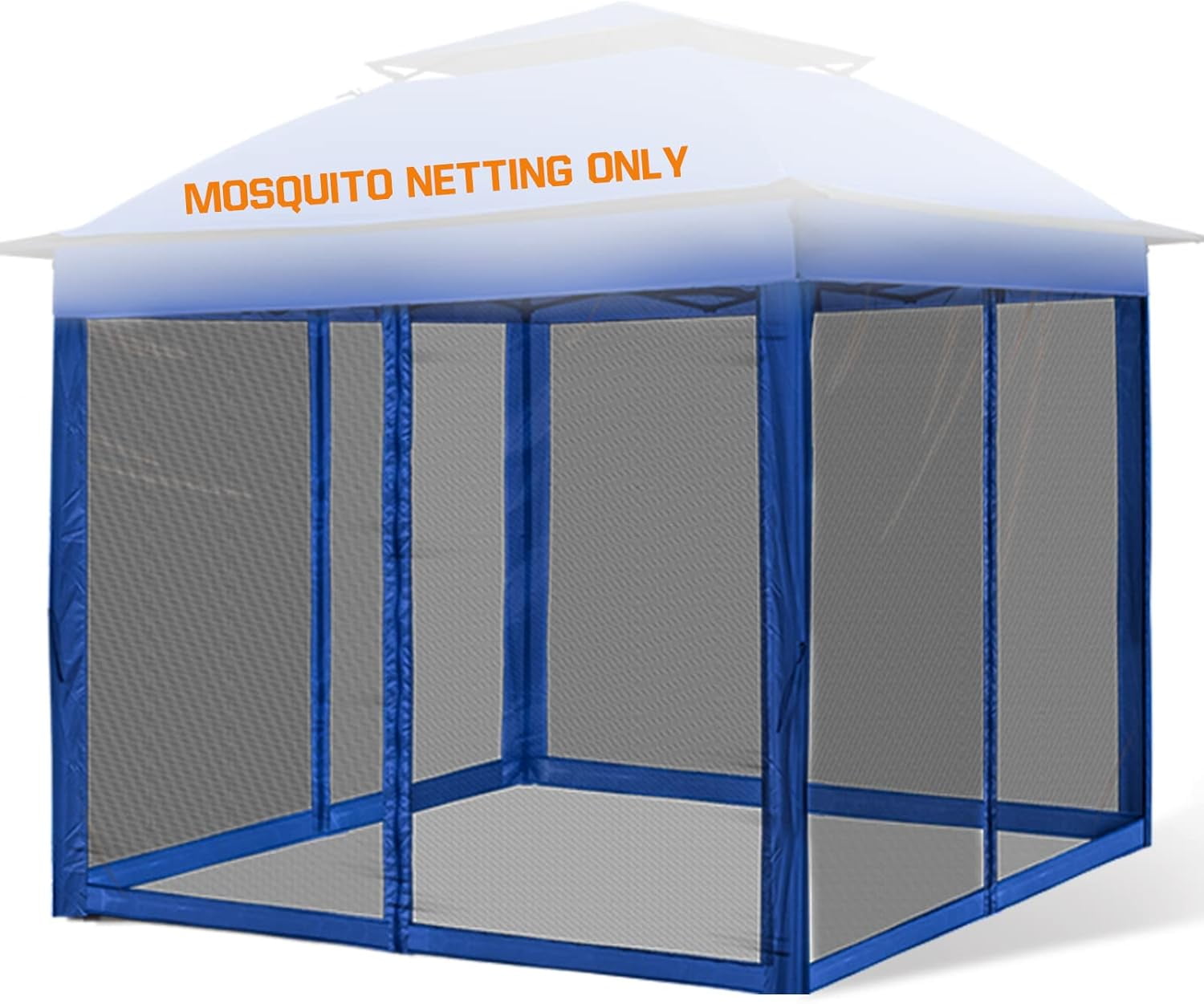 COOS BAY Replacement Mosquito Netting with Zippers, Mesh Screen Wall ...