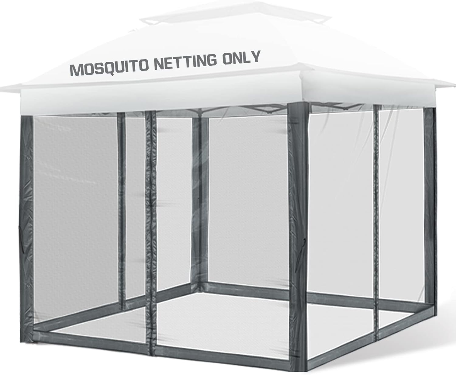 COOS BAY Replacement Mosquito Netting with Zippers, Mesh Screen Wall ...